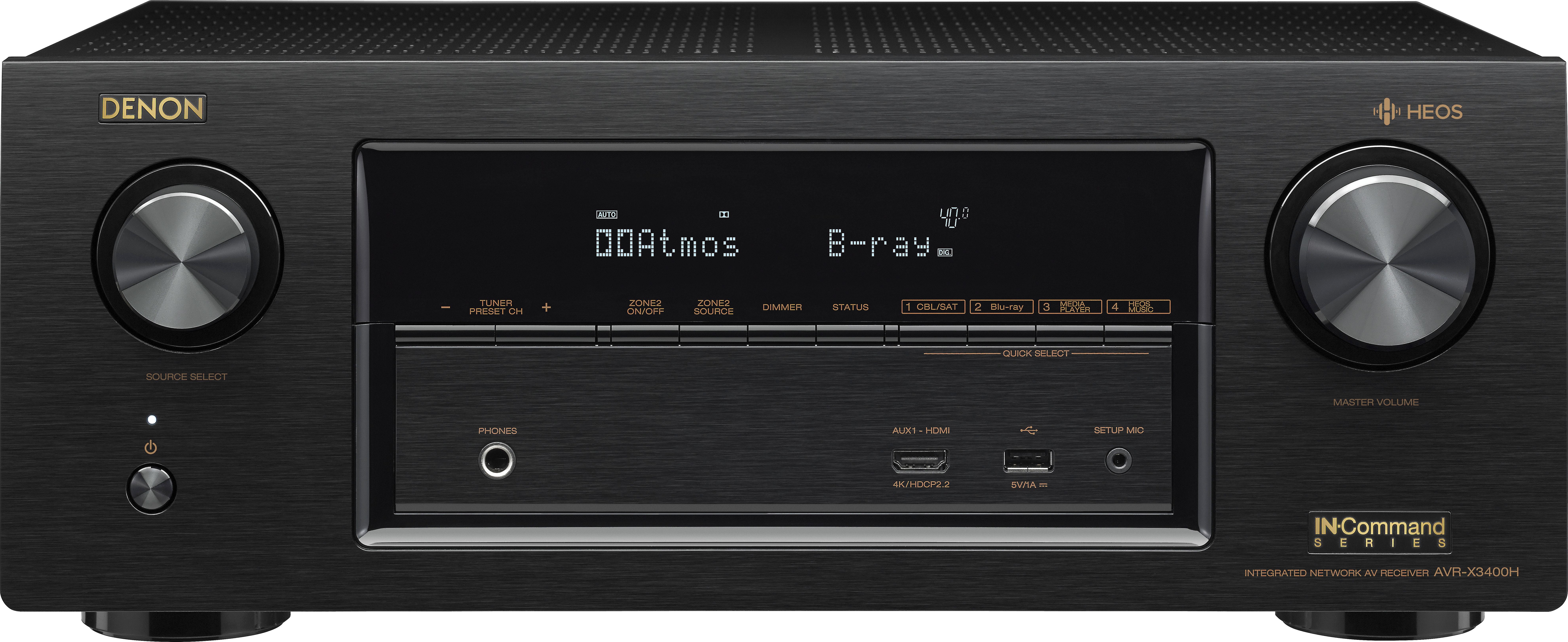 Customer Reviews: Denon AVR-X3400H IN-Command 7.2-channel home theatre ...
