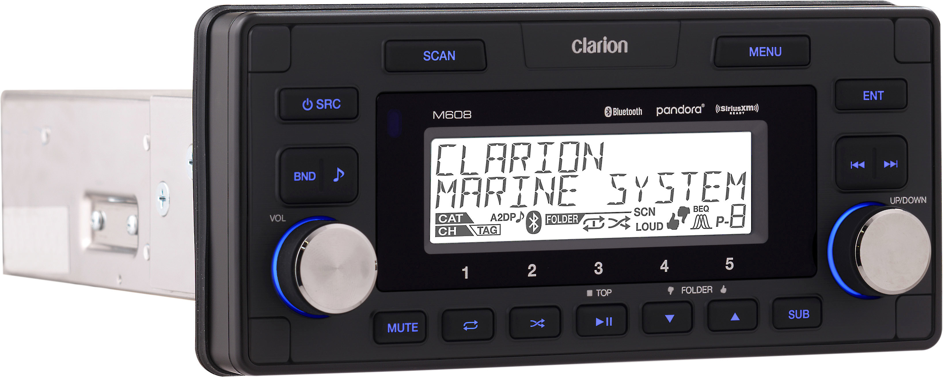 Customer Reviews: Clarion M608 Multi-zone marine digital media receiver ...